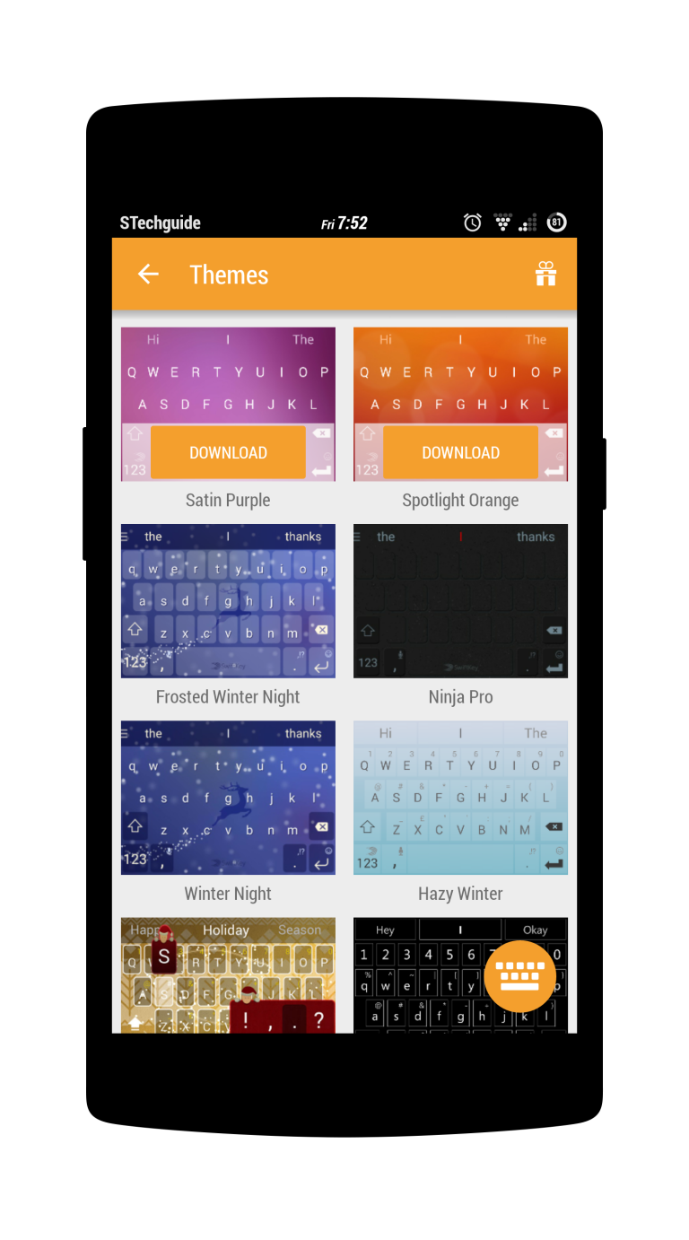 Download Super SwiftKey Keyboard|SwiftKey with 100+ Themes