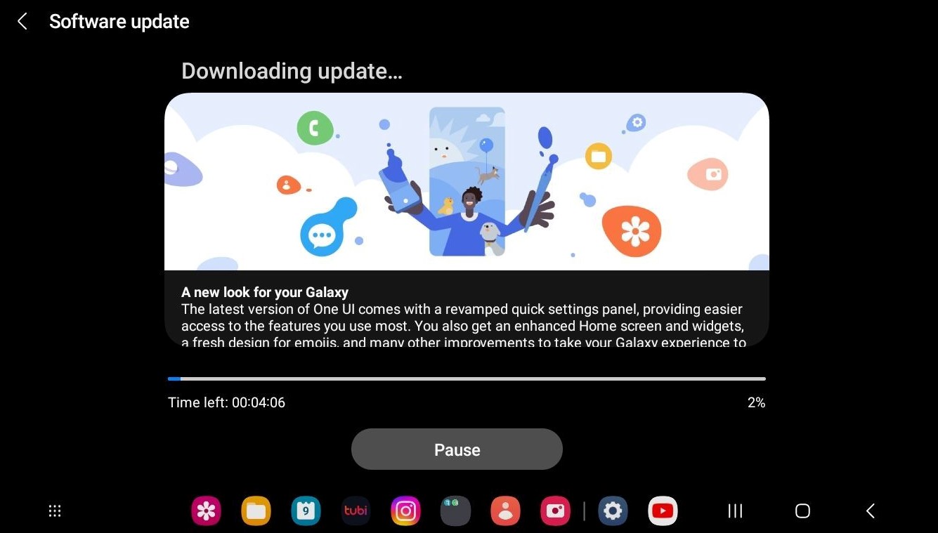 Samsung released Android 14 based One UI 6.1 for Galaxy Tab A7 Lite