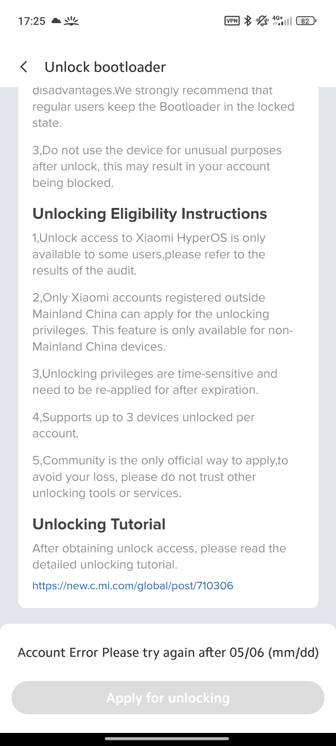 Fix Xiaomi HyperOS Bootloader Unlock Errors and Warnings