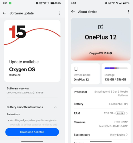 Download OxygenOS 15 for OnePlus 12 [Android 15][Stable]