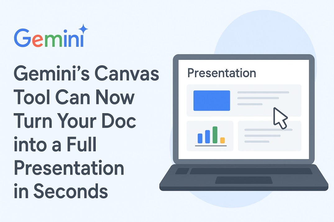 Gemini Canvas Tool: Convert Any Document into a Presentation